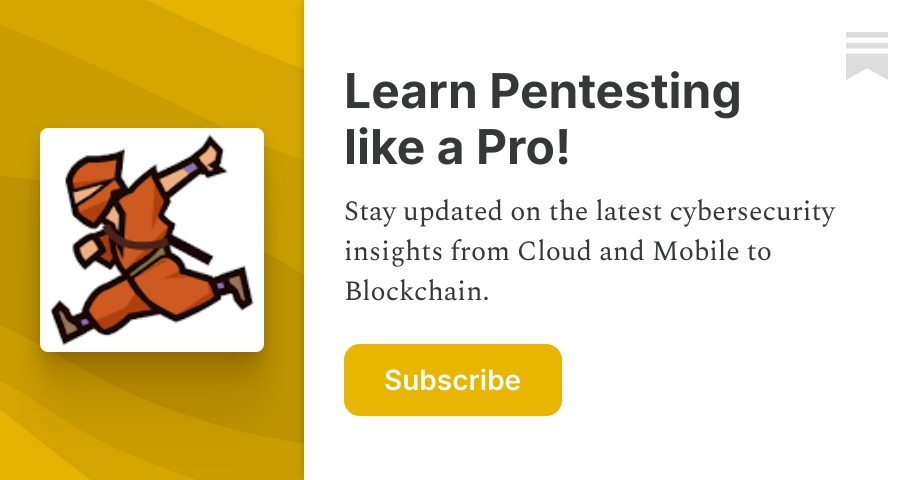 Learn Pentesting like a Pro! | DH | Substack