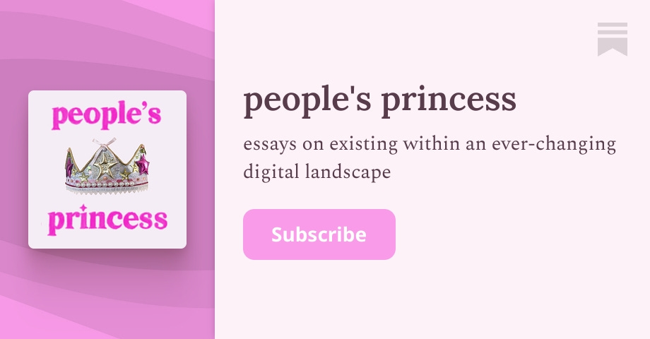 people's princess | sarah cucchiara | Substack
