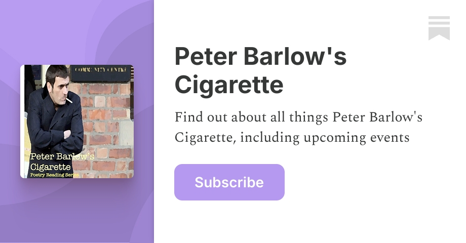 Announcing ~ Peter Barlow's Cigarette #45