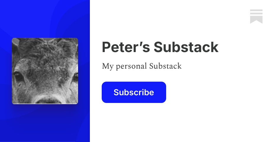 Peter’s Substack | Peter Middleton | Substack
