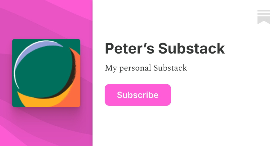 Peter’s Substack | Peter Marcus | Substack