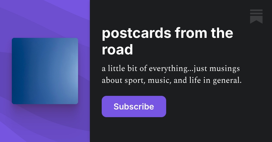 postcards from the road | Kirk | Substack