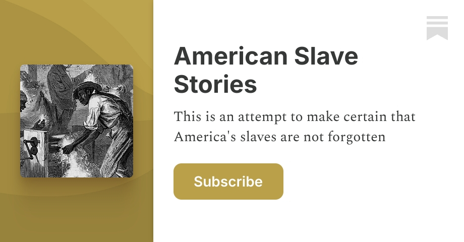 We must identify, remember the names of slaves