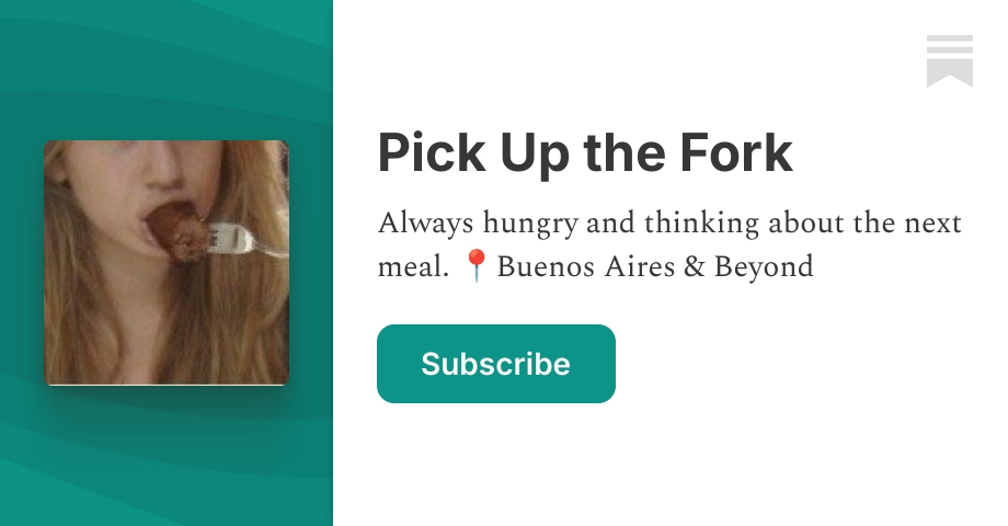 Pick Up the Fork | Allie Lazar | Substack