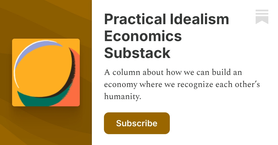 Practical Idealism Economics Substack | Irena Asmundson | Substack