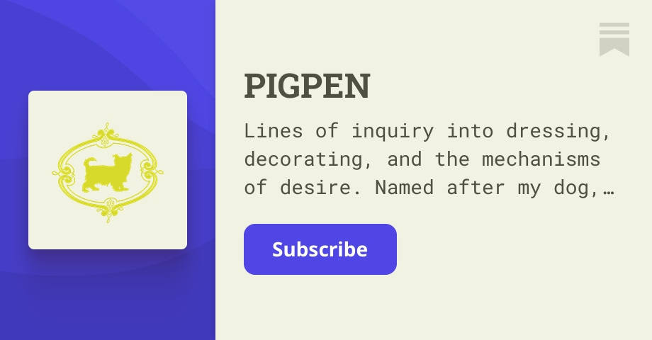 PIGPEN | Heather | Substack