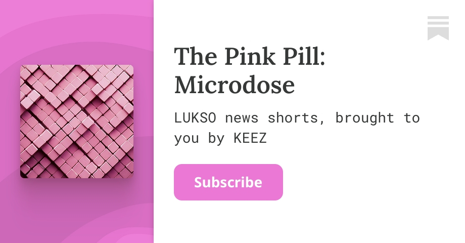 The Pink Pill: Microdose | RobG | Substack