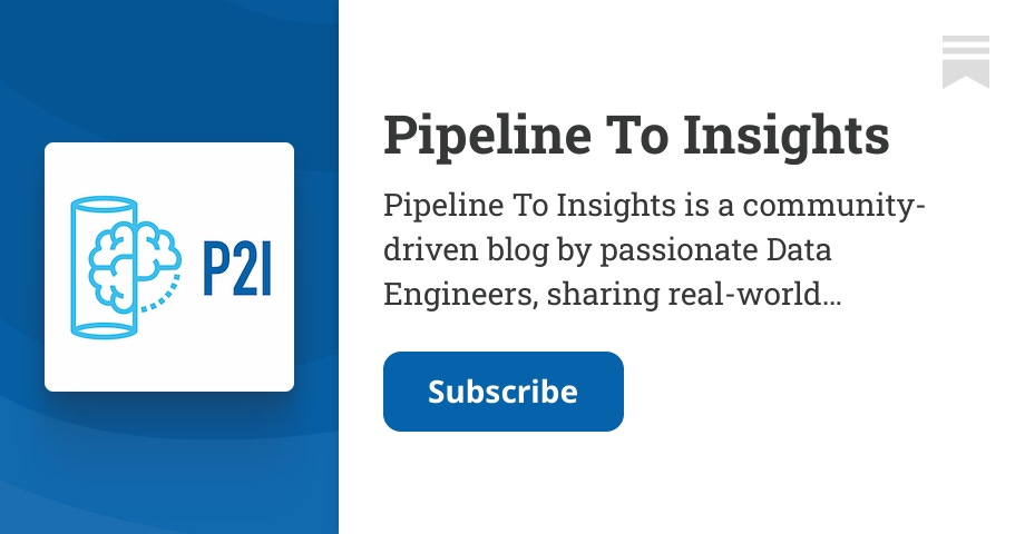 Pipeline To Insights | Substack