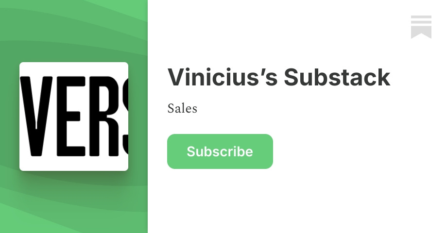 Vinicius’s Substack | Vinicius Vilela | Substack