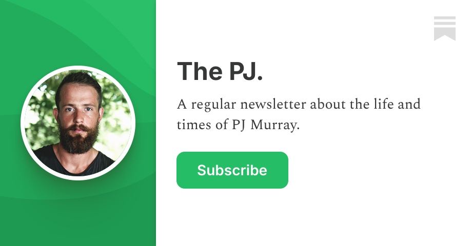 The PJ. | PJ Murray | Substack