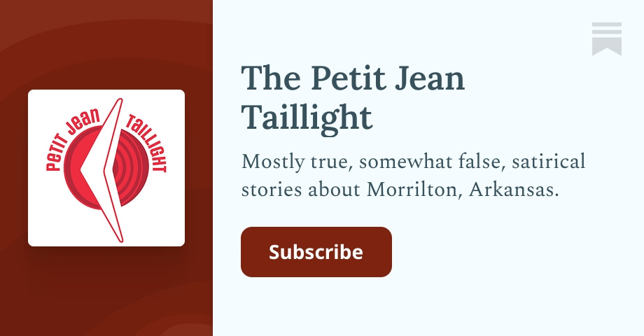 The Petit Jean Taillight | Ginny Murray | Substack