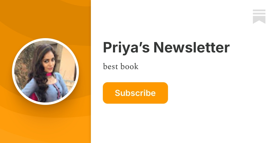 Priya’s Newsletter | Priya Krishnan | Substack
