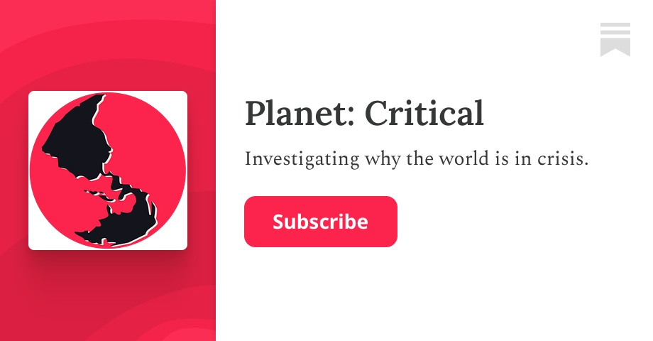 Planet: Critical | Rachel Donald | Substack
