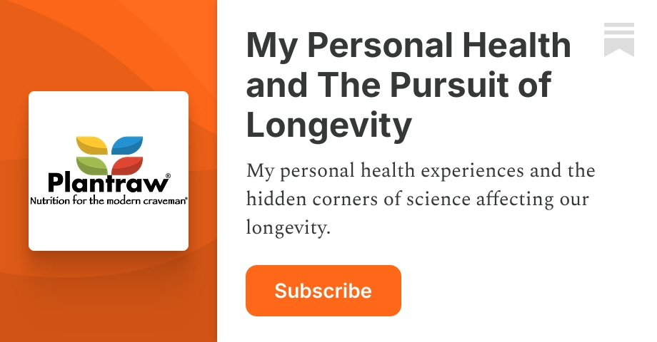 My Personal Health and The Pursuit of Longevity | Izhar Groner | Substack