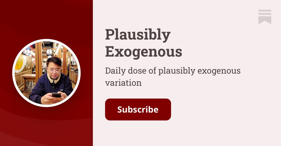 Plausibly Exogenous - by Sangmin S. Oh