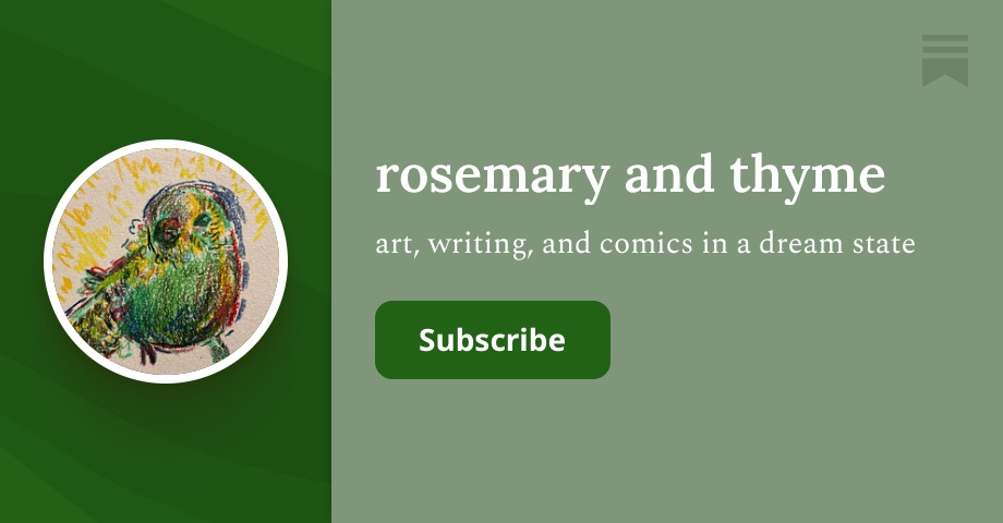rosemary and thyme | Mordecai Alba | Substack