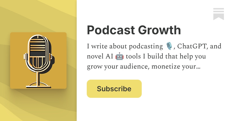 Podcast Growth | Patrick | Substack