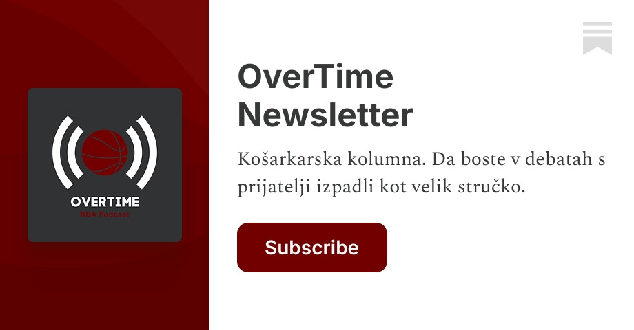 OverTime Newsletter | Luka Skarlovnik 🏀 | Substack
