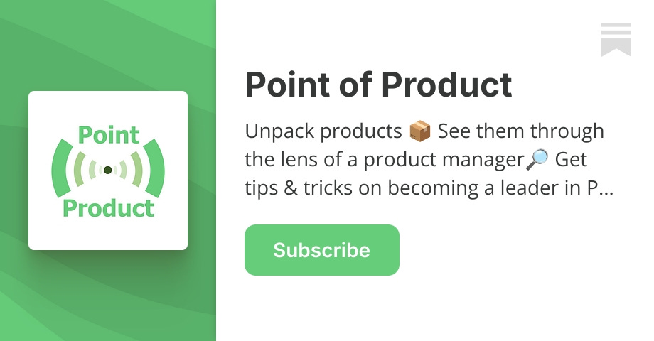 Point of Product | Nini Ren | Substack