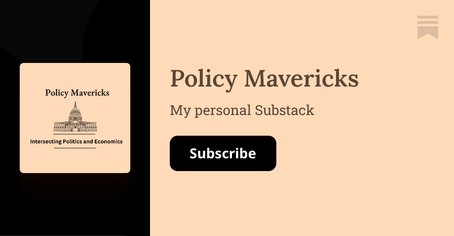 Policy Mavericks | Siya Verma | Substack
