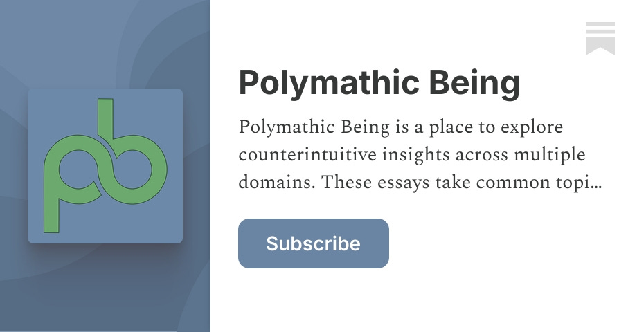 Polymathic Being | Michael Woudenberg | Substack