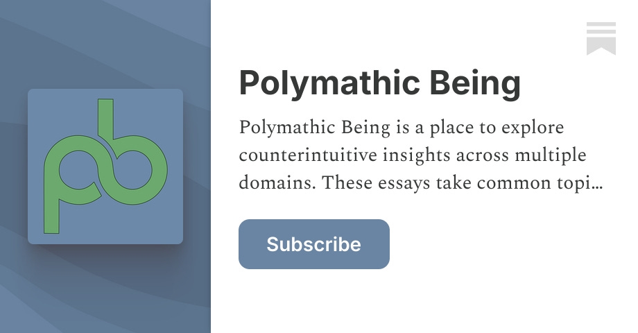 Polymathic Being | Michael Woudenberg | Substack