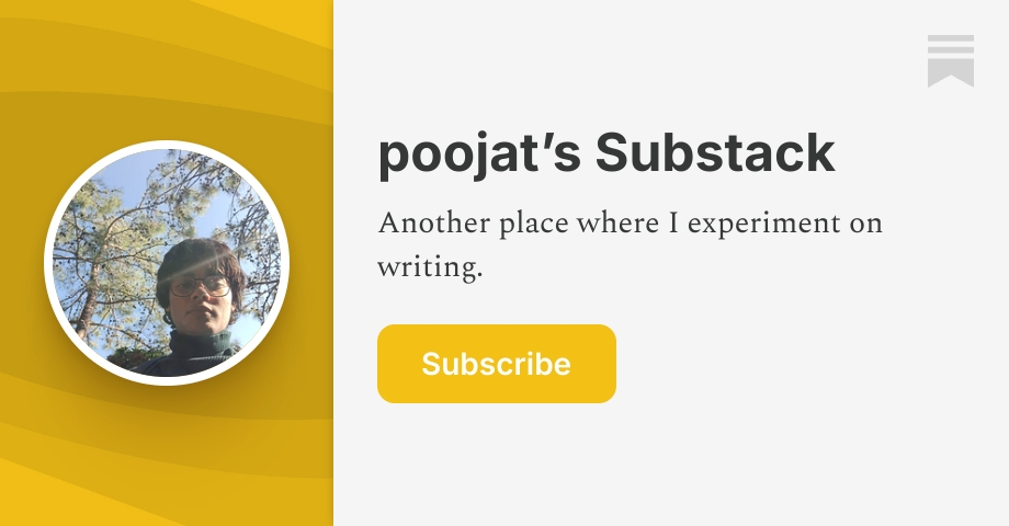 The Experiences: Part 1 - poojat’s Substack