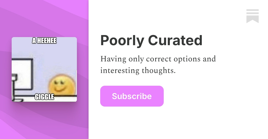 Poorly Curated | Julia Yurinko | Substack