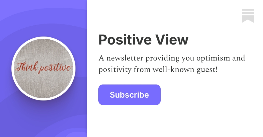 Trust the Process! - Positive View