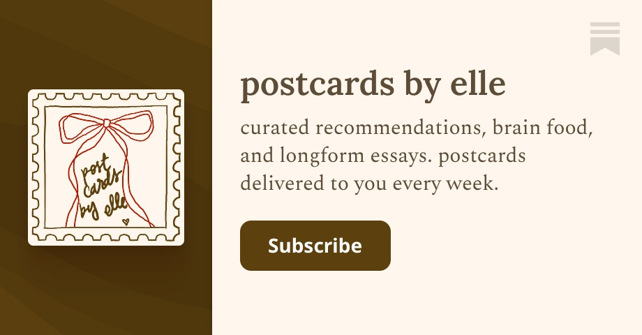 postcards by elle | Substack