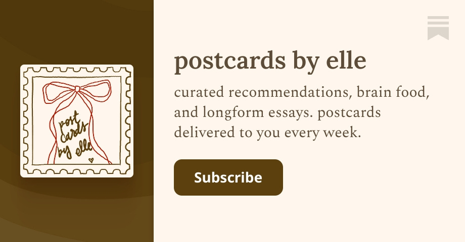 postcards by elle | Substack