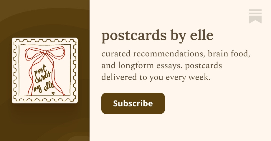 postcards by elle | Substack