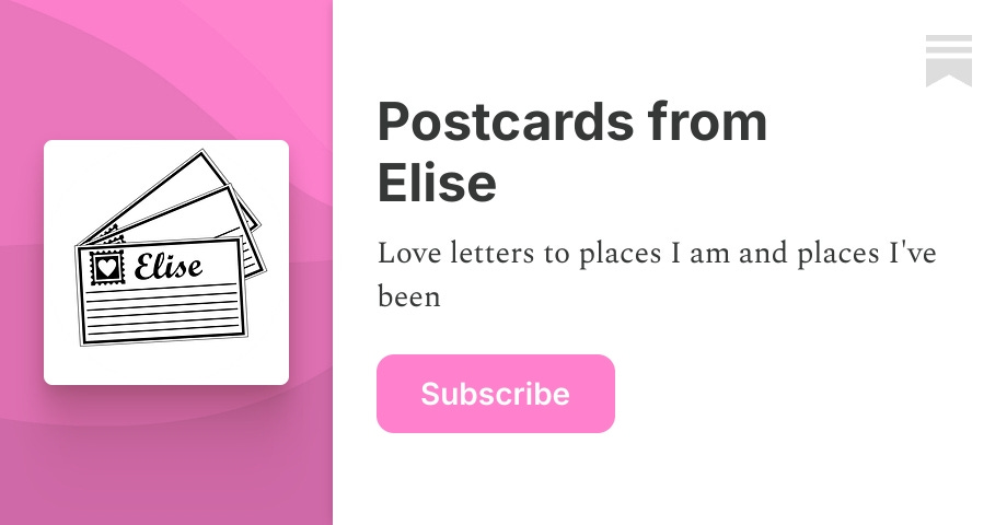 Postcards from Elise | Elise Lawrence | Substack