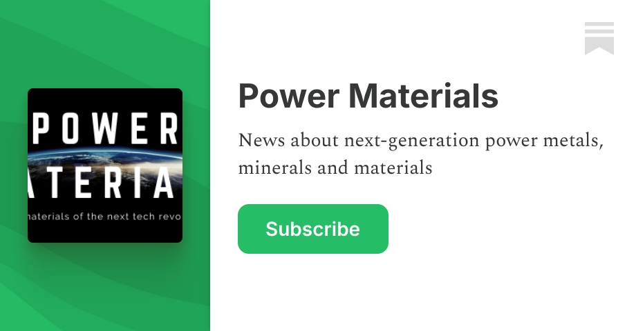 Power Materials Weekly - Power Materials