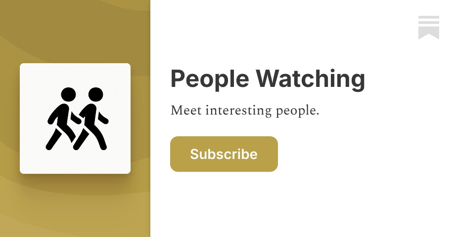 People Watching | Gaby Goldberg | Substack