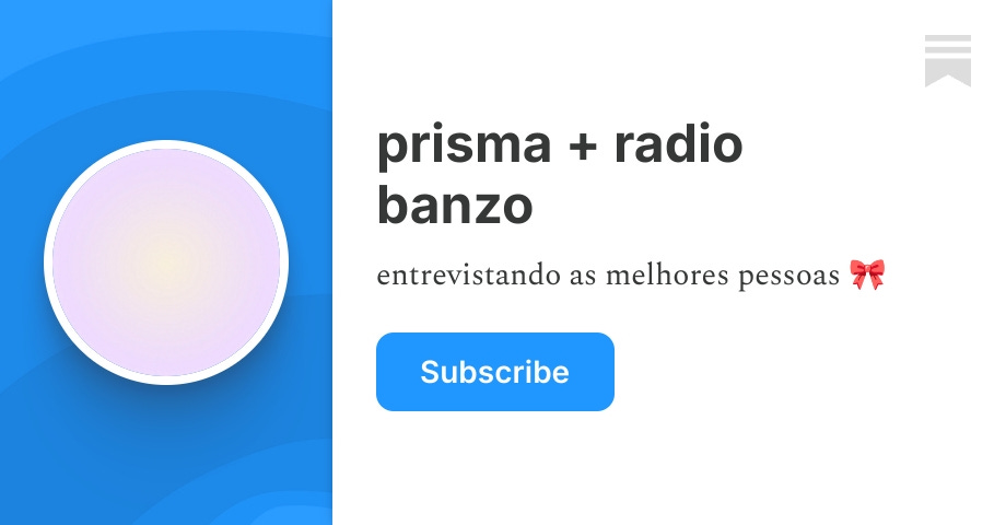 prisma + radio banzo | Substack