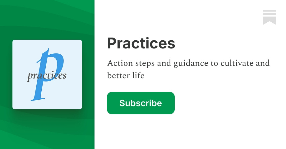 Practices | Josh Waggoner | Substack