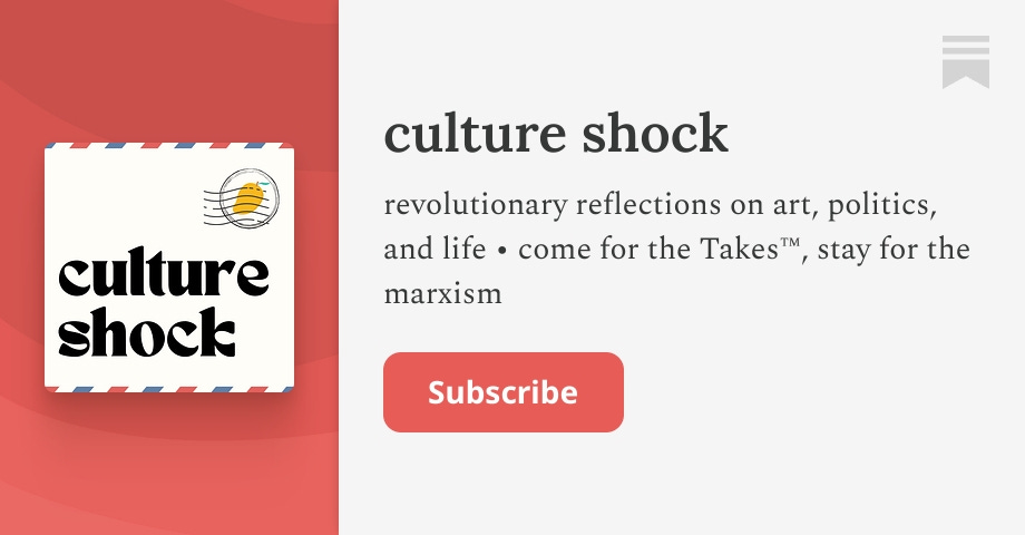 culture shock | Pranay Somayajula | Substack