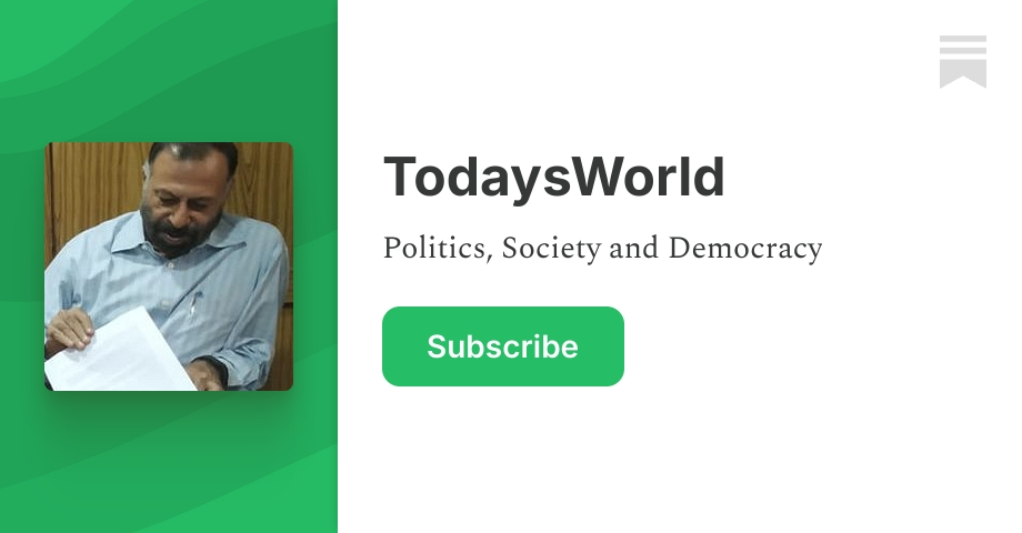 TodaysWorld | Prashant Tandon | Substack