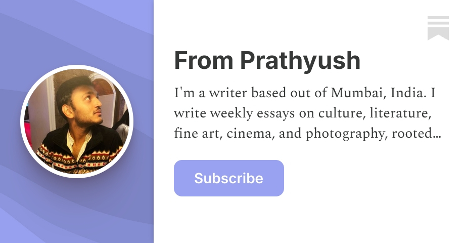 About - From Prathyush