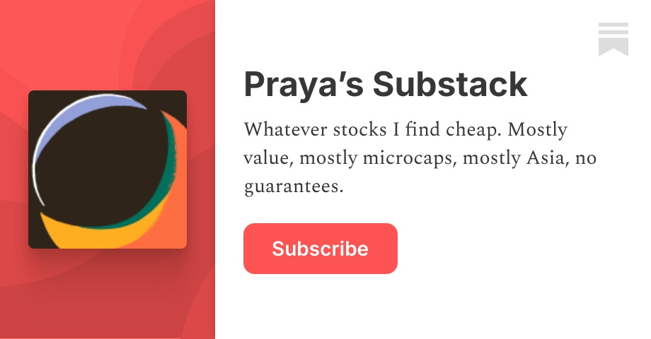 Praya’s Substack | Praya Value | Substack