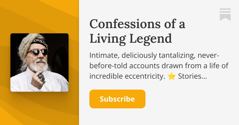 Confessions of a Living Legend | Prince Stash | Substack