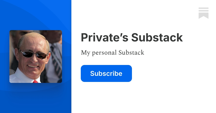 Private’s Substack | Private Fitzgerald | Substack