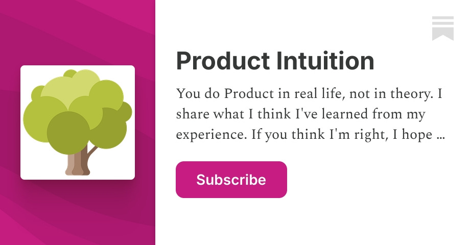 Product Intuition | Dan Robertson | Substack