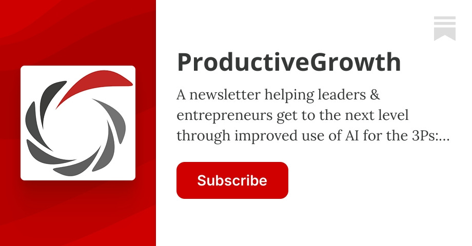 ProductiveGrowth | Steve Morin | Substack