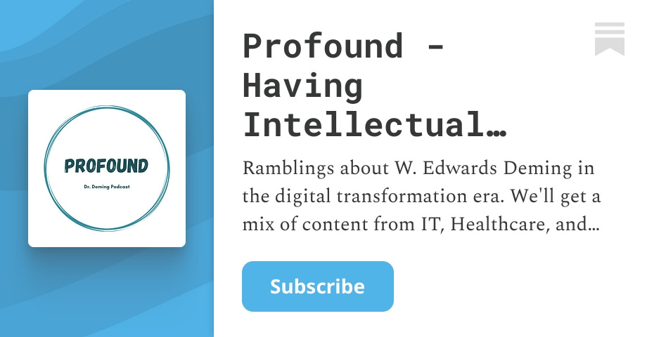 Profound - Having Intellectual Depth and Insight | John Willis | Substack
