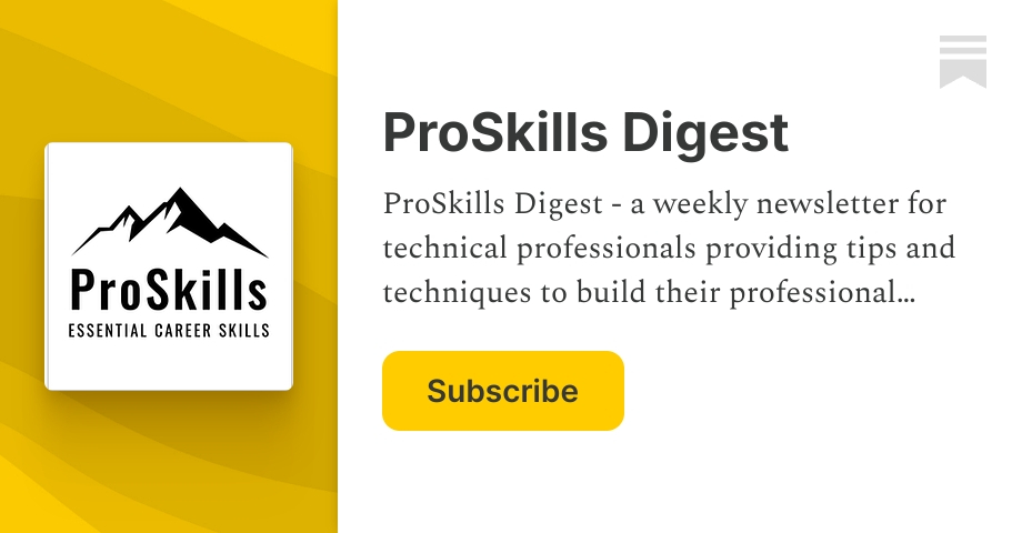 ProSkills Digest | Phil Charles | Substack