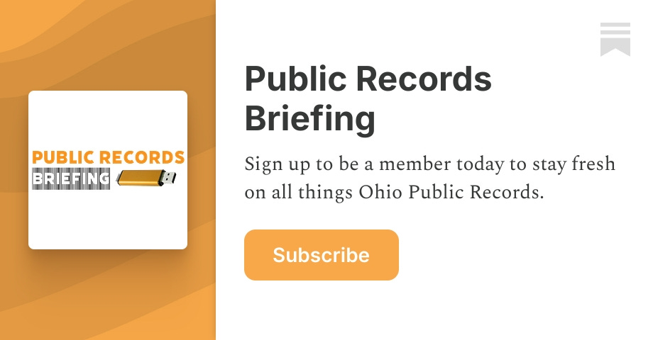About - Public Records Briefing