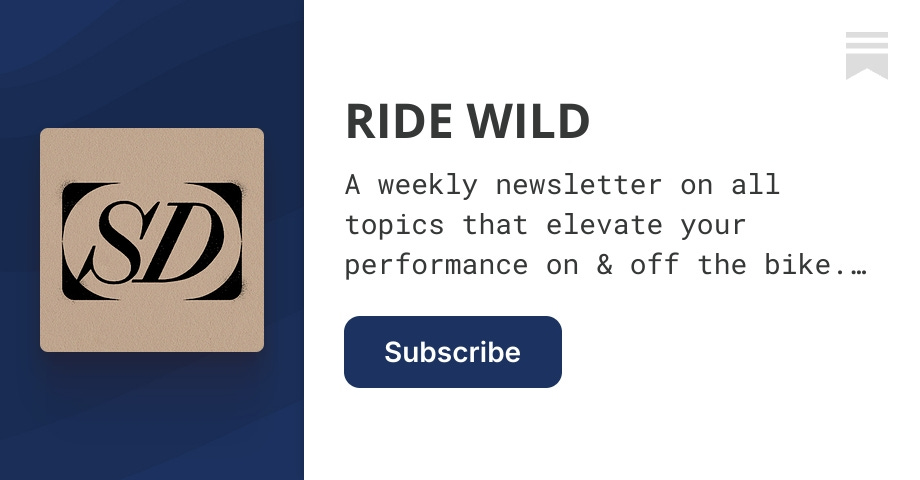 RIDE WILD | Substack