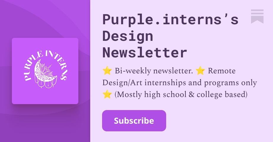 Purple.interns’s Design Newsletter | Substack